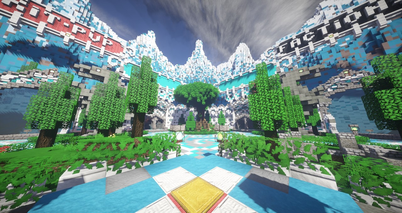Heavens Court - MineVast Hub Minecraft Map