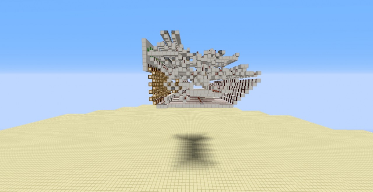 8-bit Clock Multiplier Minecraft Map