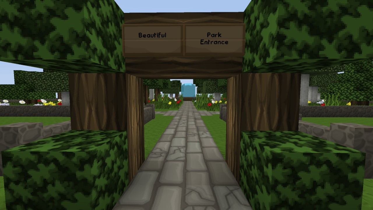 Beautiful Park Minecraft Map