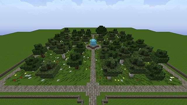 Beautiful Park Minecraft Map