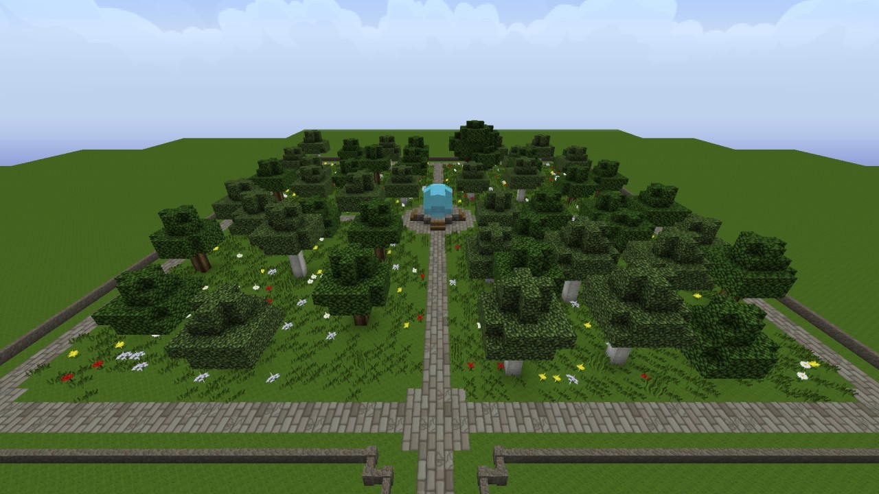 Beautiful Park Minecraft Map