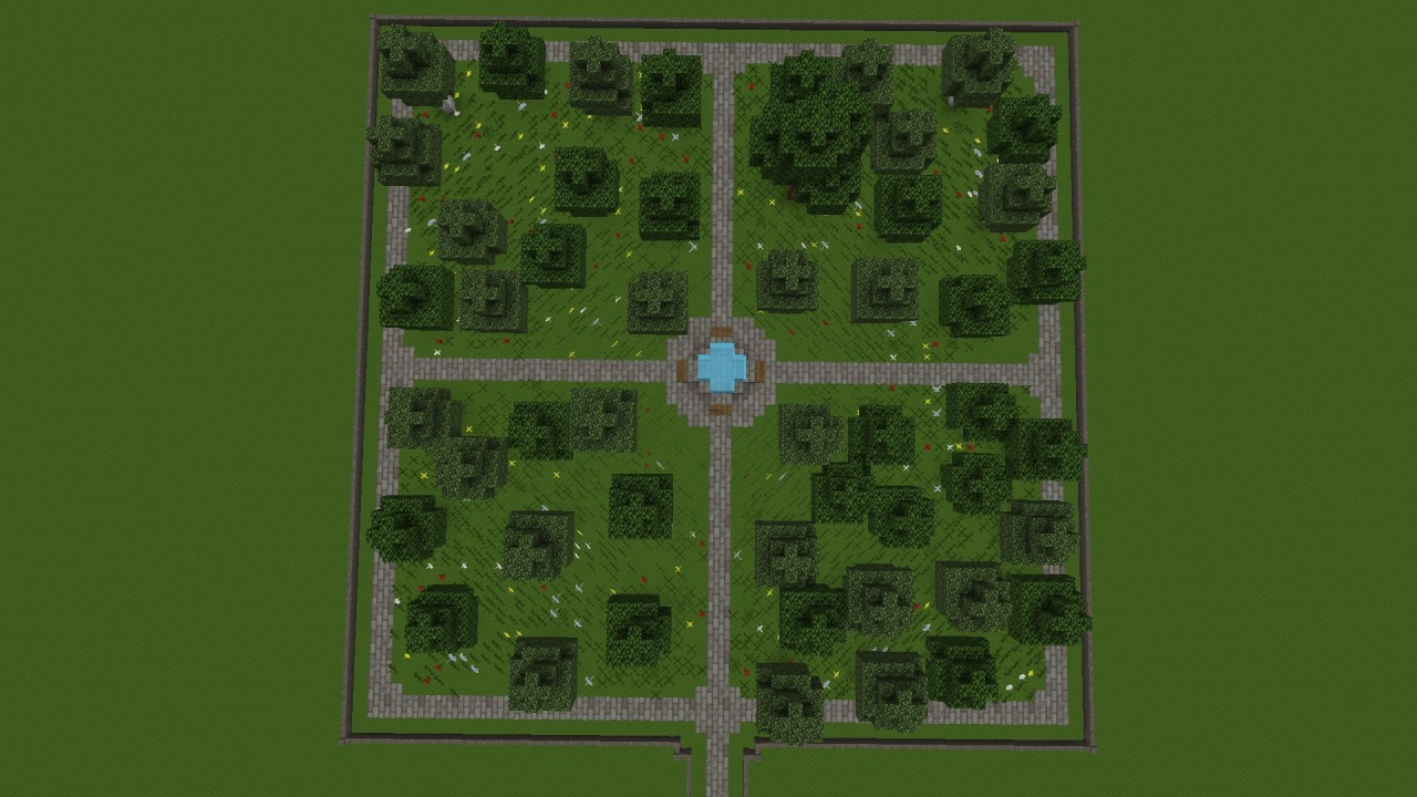 Beautiful Park Minecraft Map