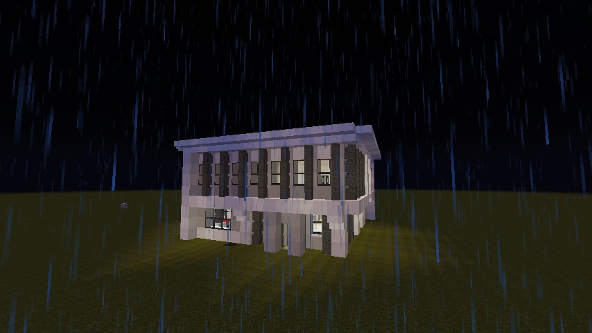 Modern house with working shower Minecraft Map