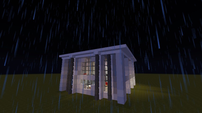Modern house with working shower Minecraft Map