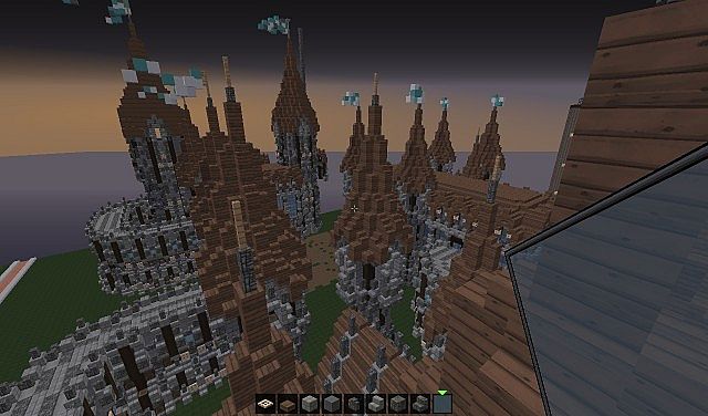 Castle in progress Minecraft Map