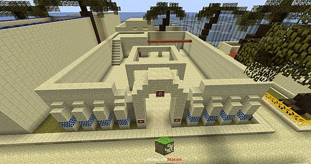 Ancient Egypt 10 Buildings + Wall Minecraft Map
