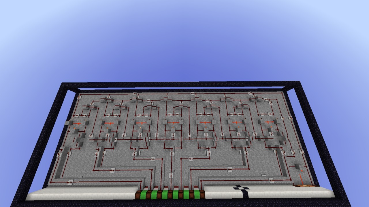 Binary Comparator Minecraft Map