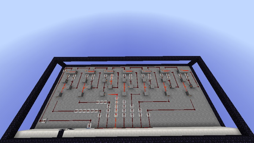 Binary Counter Minecraft Map