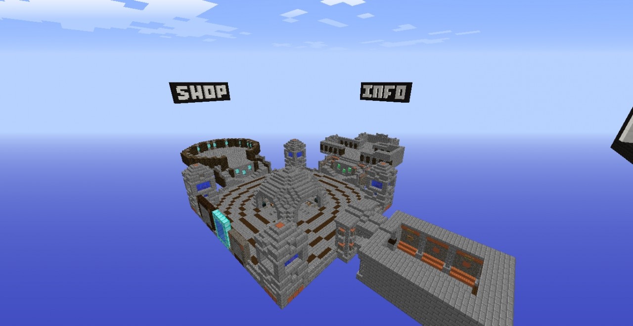 SkyBlock Server Spawn - SquareSky Old Spawn Minecraft Map