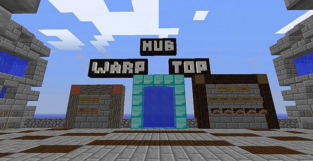 SkyBlock Server Spawn - SquareSky Old Spawn Minecraft Map