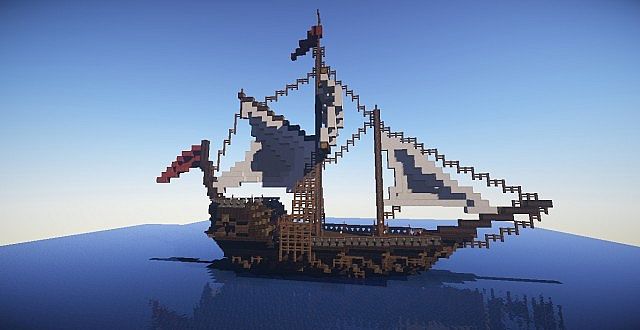 medieval ship | by machelittox Minecraft Project