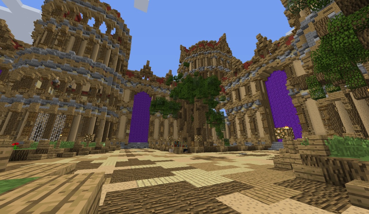 Epic Server Spawn Minecraft Map