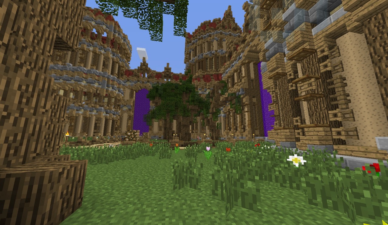 Epic Server Spawn Minecraft Map