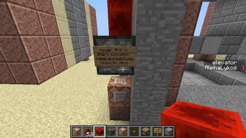 Automatic Elevator [Read description for details] Minecraft Map