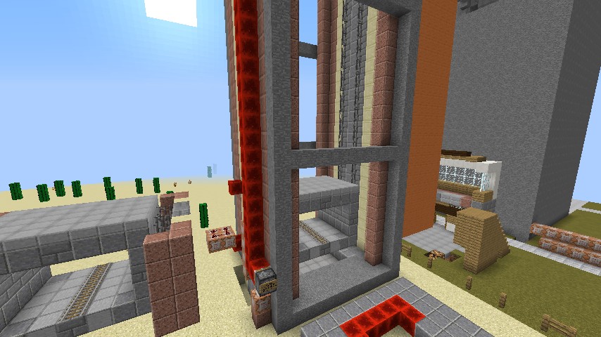 Automatic Elevator [Read description for details] Minecraft Map