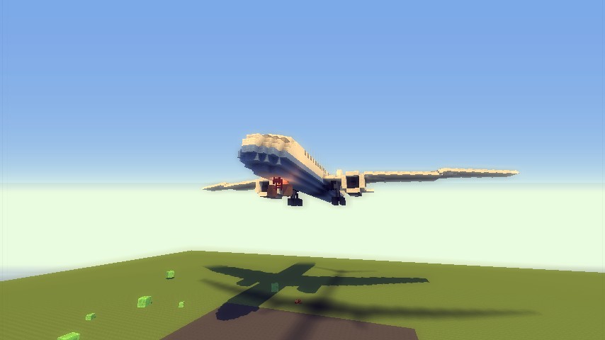 Boeing 767 Minecraft Map