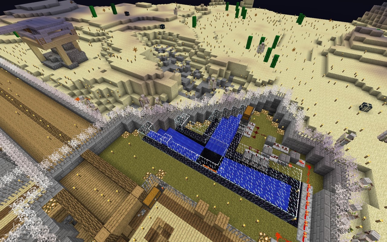 My modern house with army base Minecraft Map