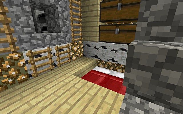 My modern house with army base Minecraft Map