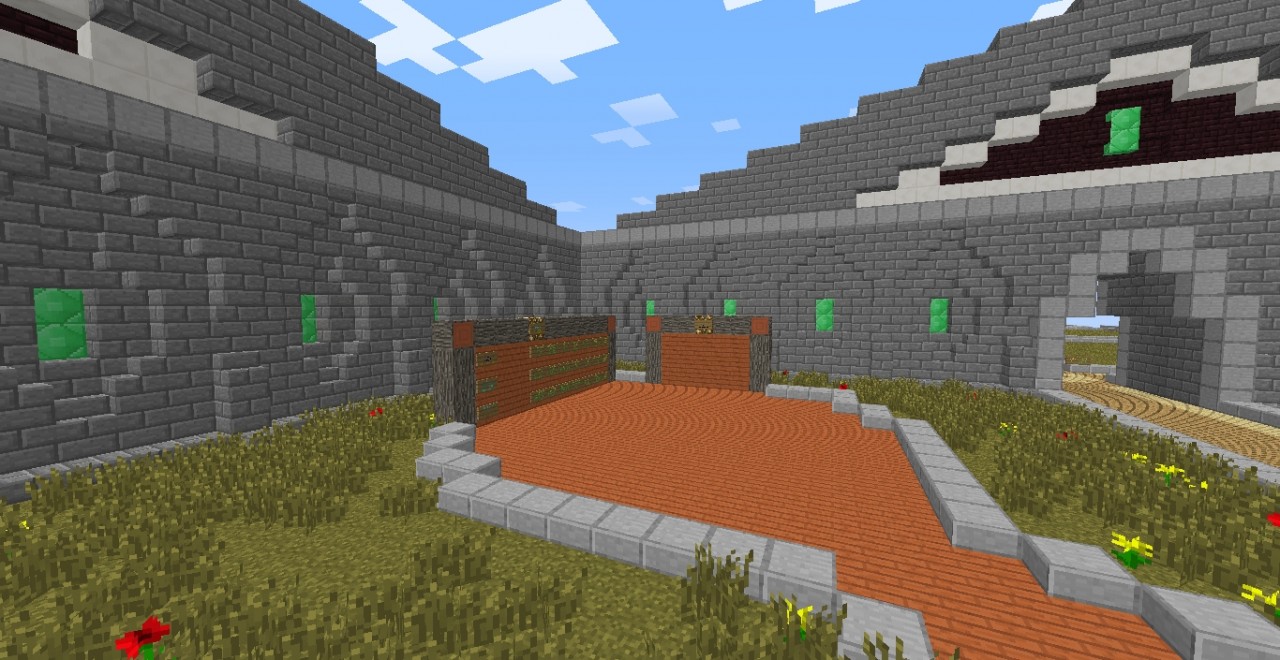 PlotWorld Server Spawn - SquareSky Old Spawn Minecraft Map