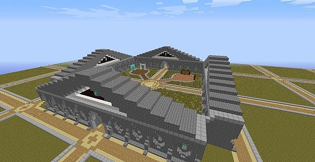 PlotWorld Server Spawn - SquareSky Old Spawn Minecraft Map