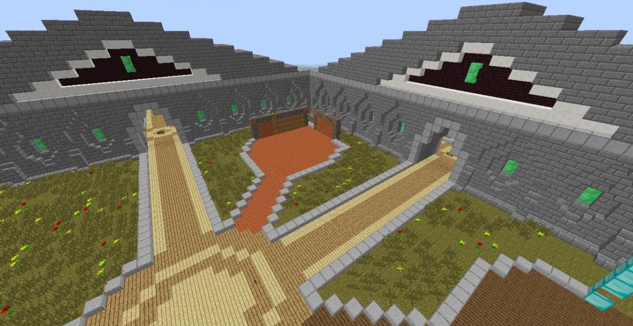 PlotWorld Server Spawn - SquareSky Old Spawn Minecraft Map