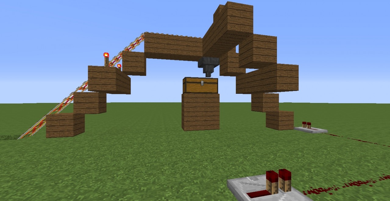 redstone storage depot Minecraft Map