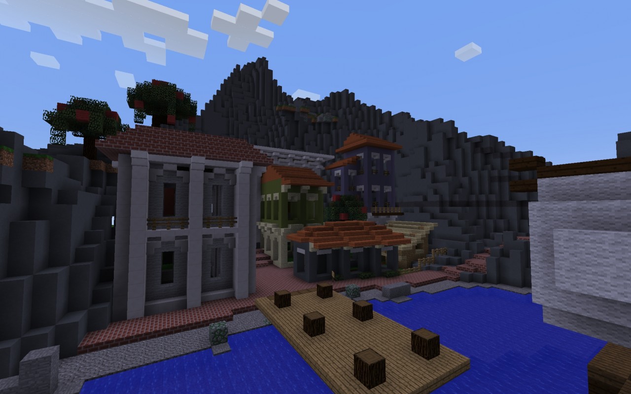 Coastal Town Minecraft Map