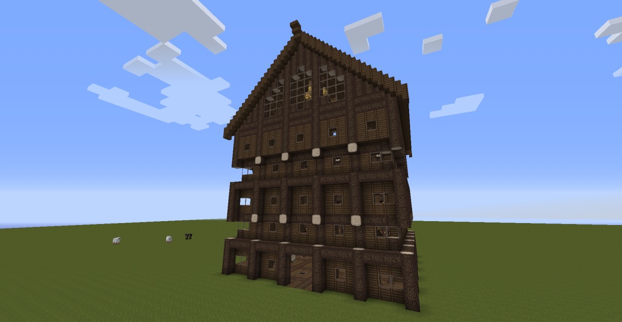 Medieval Spawn Building for Servers Minecraft Map