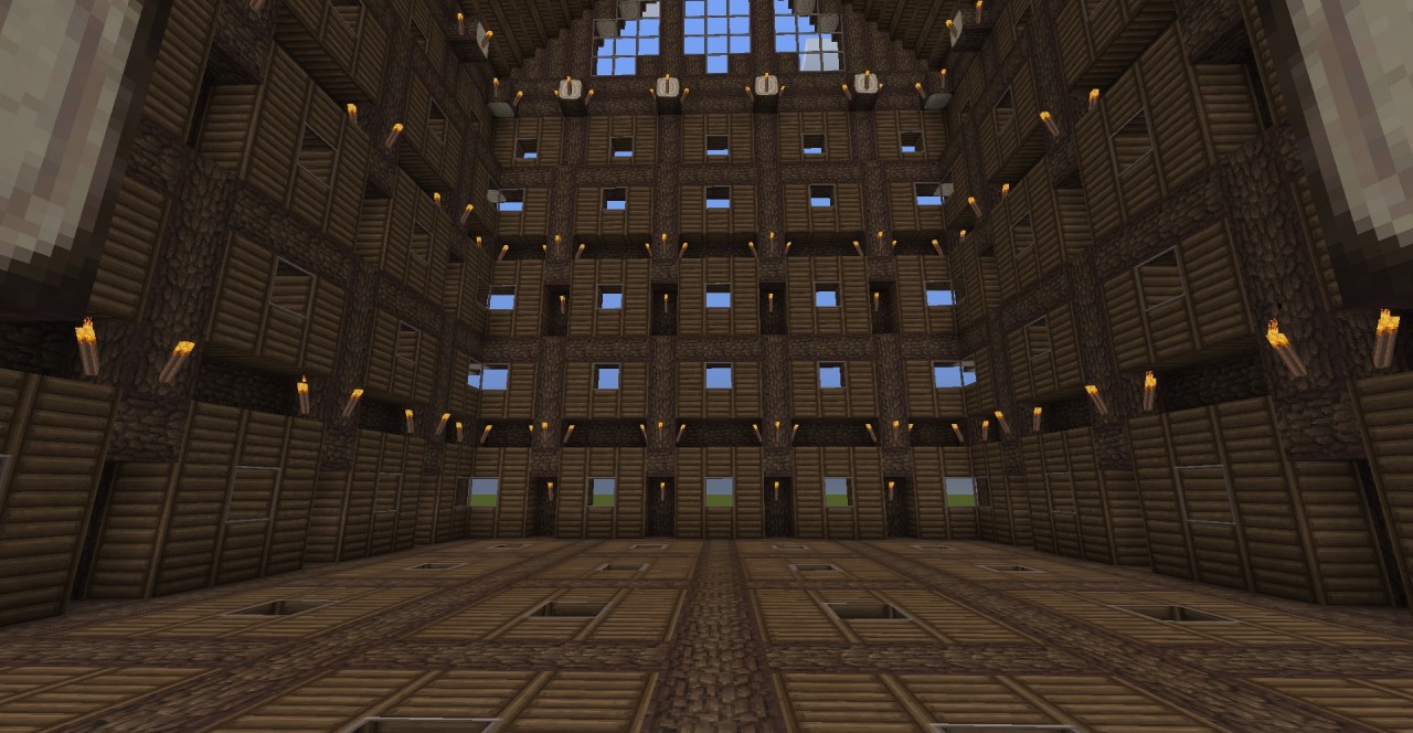 Medieval Spawn Building for Servers Minecraft Map