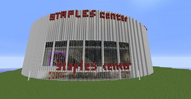 WWE SummerSlam 2013 - Staples Center Minecraft Map