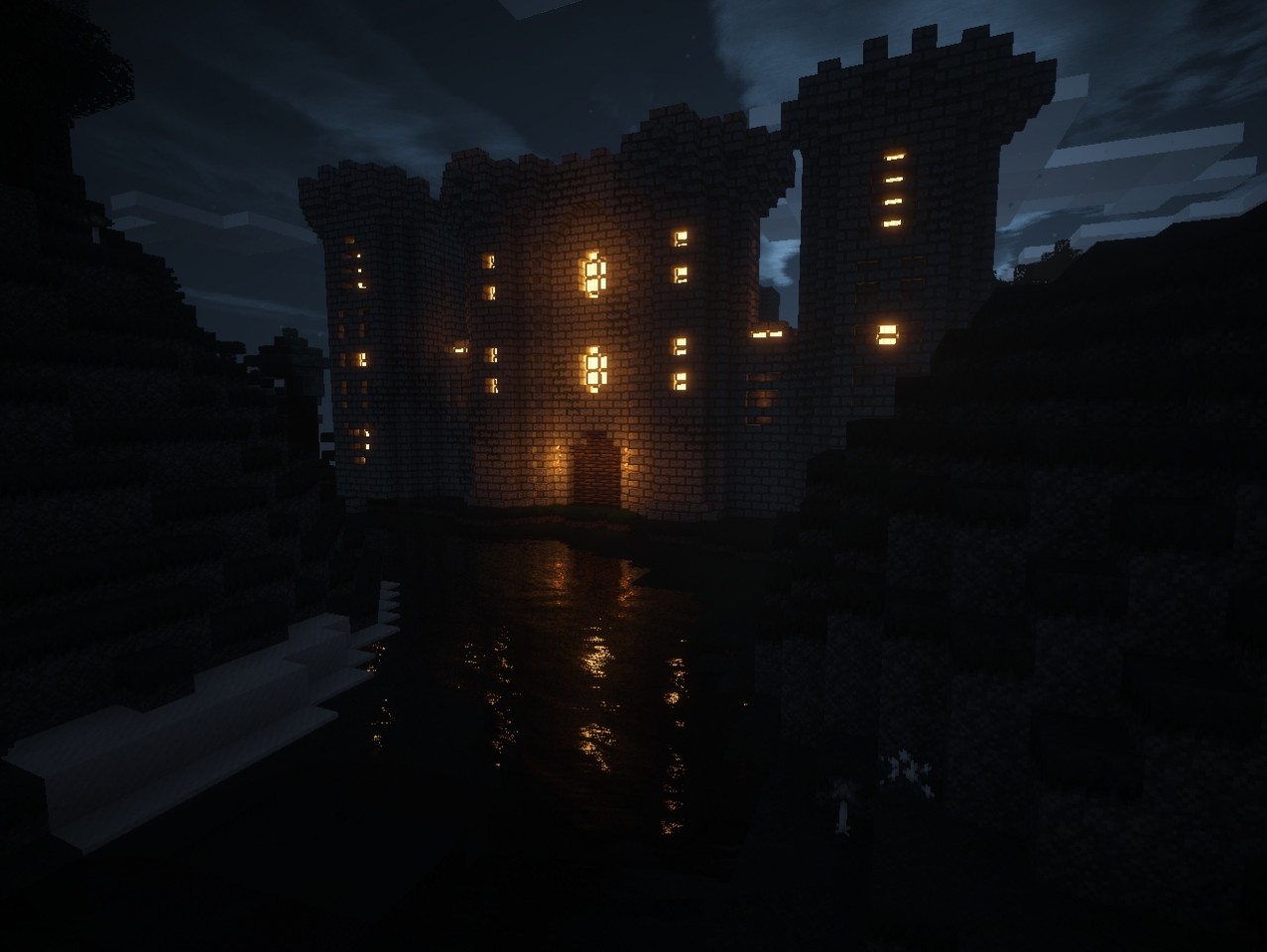 Minecraft Inspired Bodiam Castle Minecraft Map