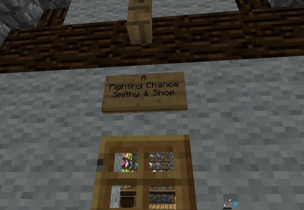 A Fighting Chance Smithy & Shop Minecraft Map