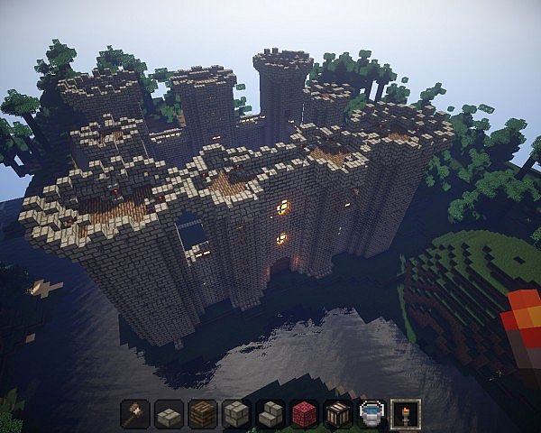 Minecraft Inspired Bodiam Castle Minecraft Map