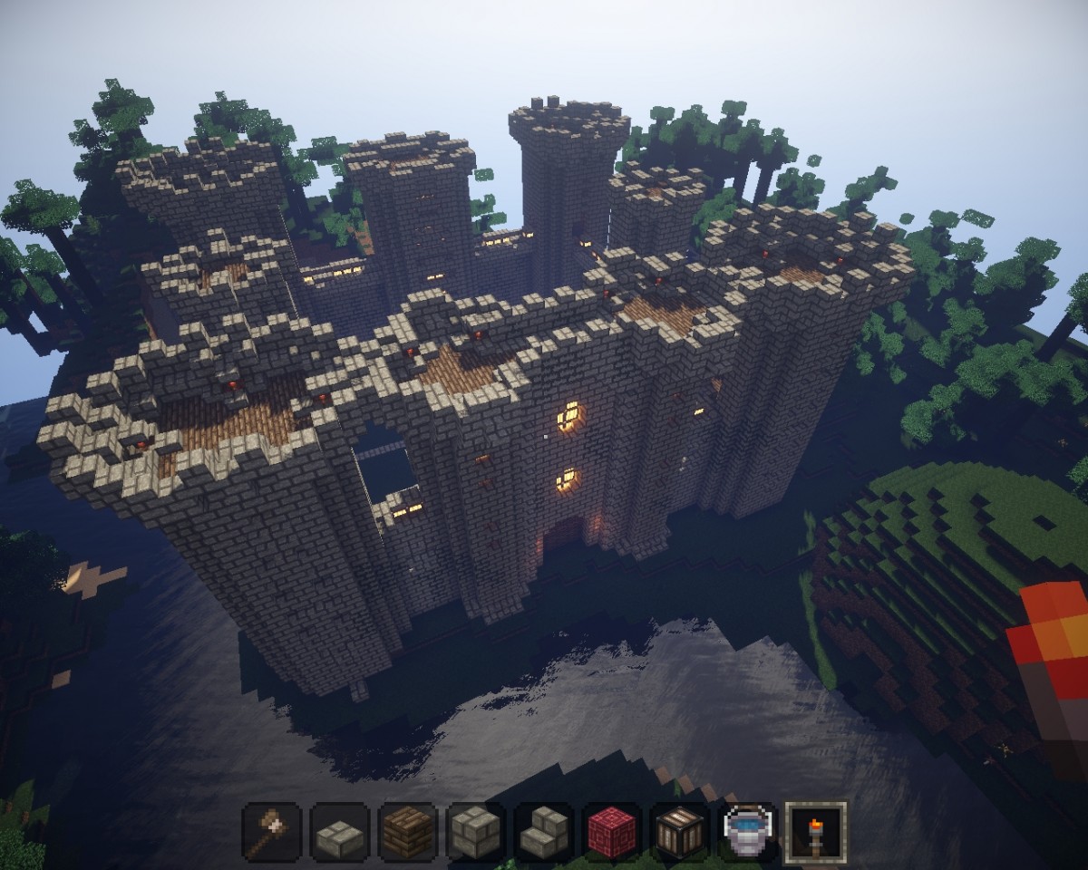 Minecraft Inspired Bodiam Castle Minecraft Map