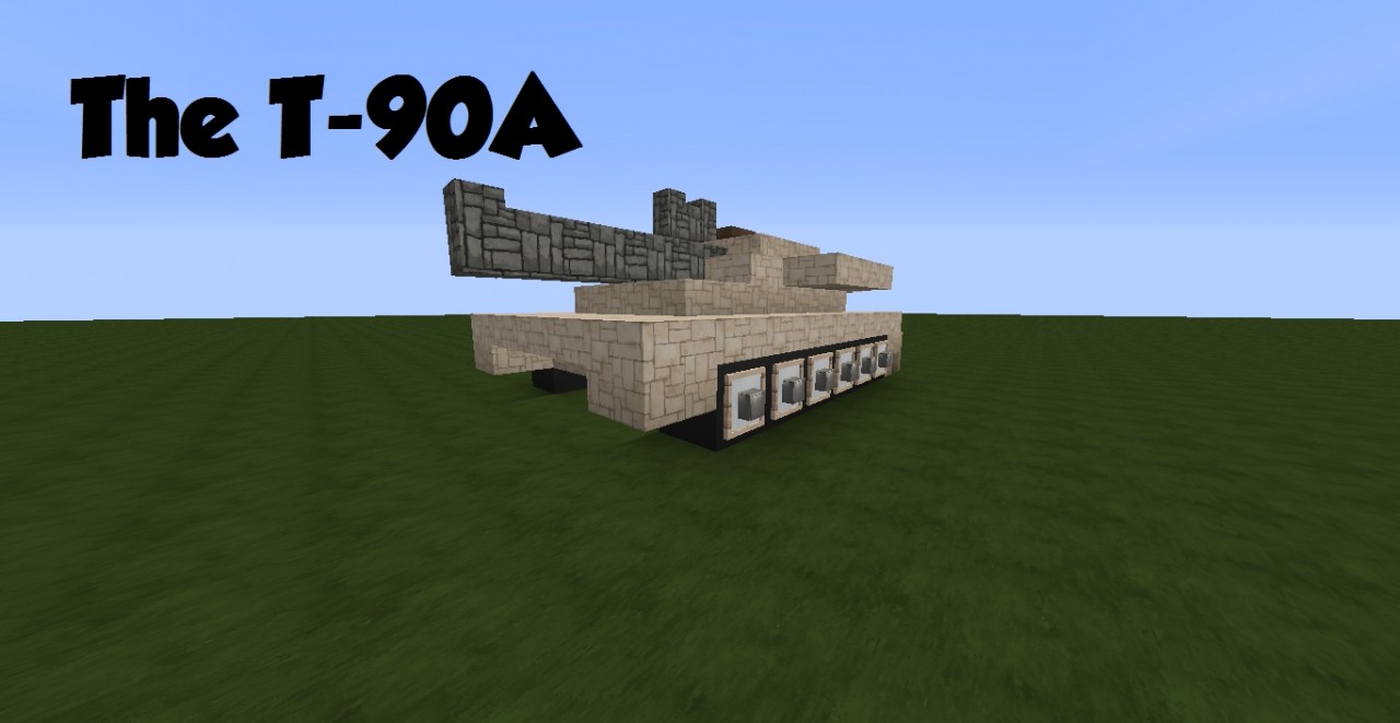 Minecraft: T-90A (Desert Camo) Minecraft Map