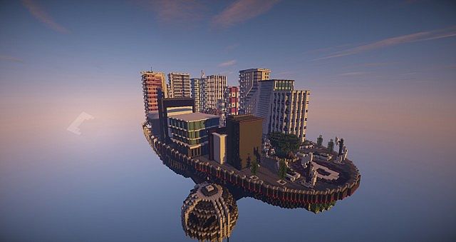 Floating Modern Spawn Minecraft Map