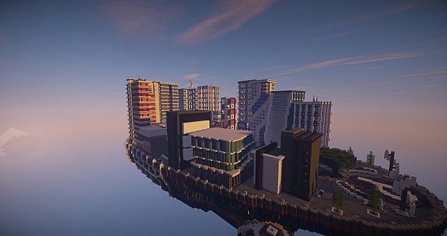 Floating Modern Spawn Minecraft Map