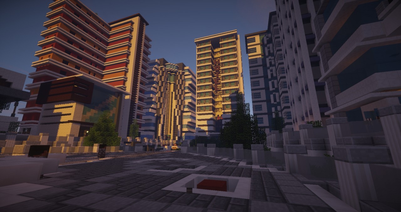 Floating Modern Spawn Minecraft Map