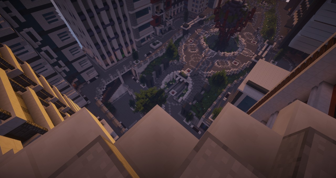 Floating Modern Spawn Minecraft Map