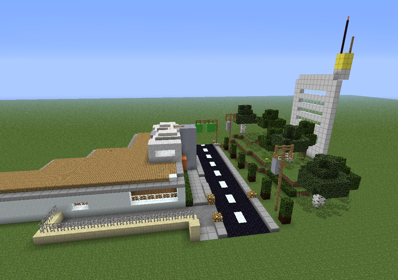 City (1 Road block) Minecraft Map
