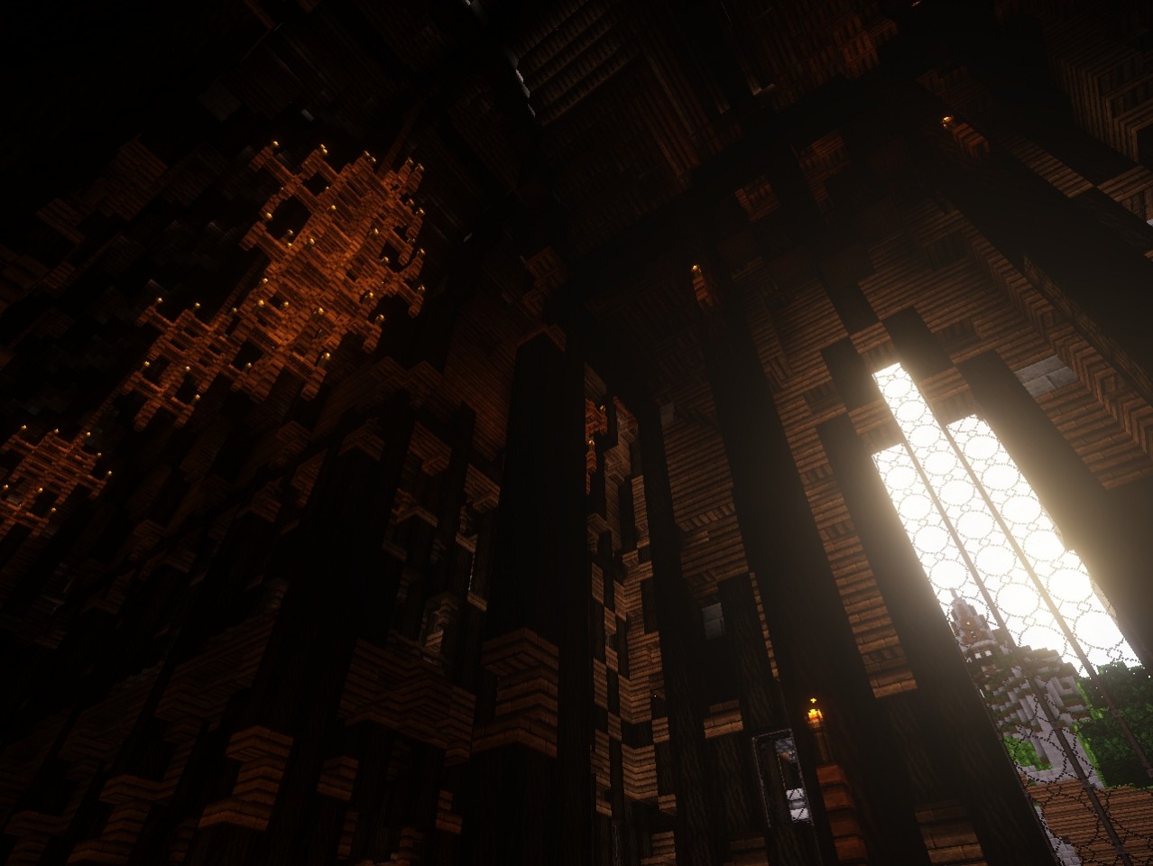 Medieval Cathedral with interiors Minecraft Map