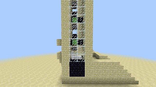 Slime-horse elevator Minecraft Map