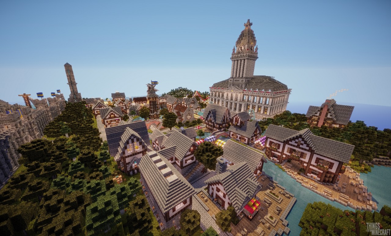 The Town Project Minecraft Map