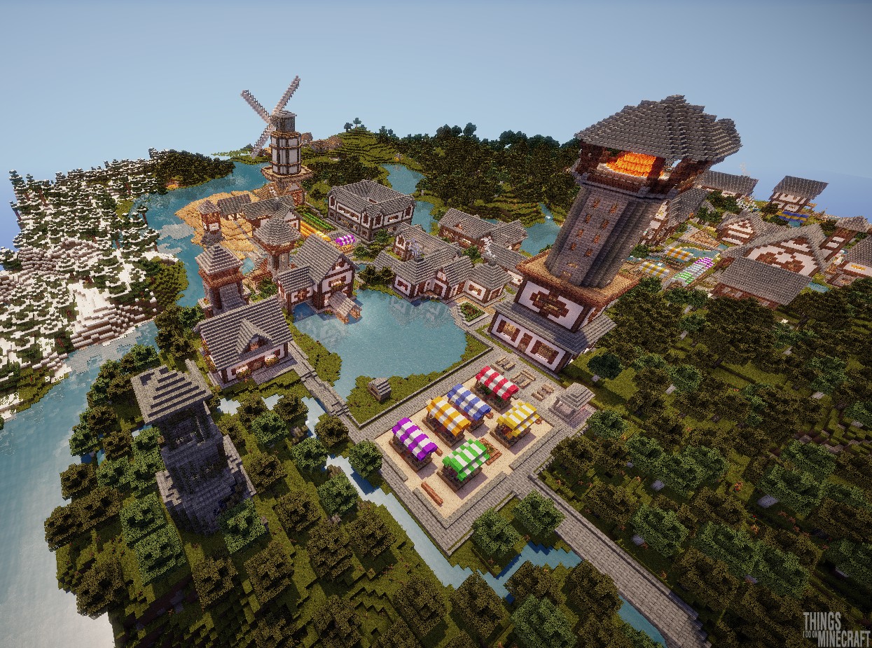 The Town Project Minecraft Map