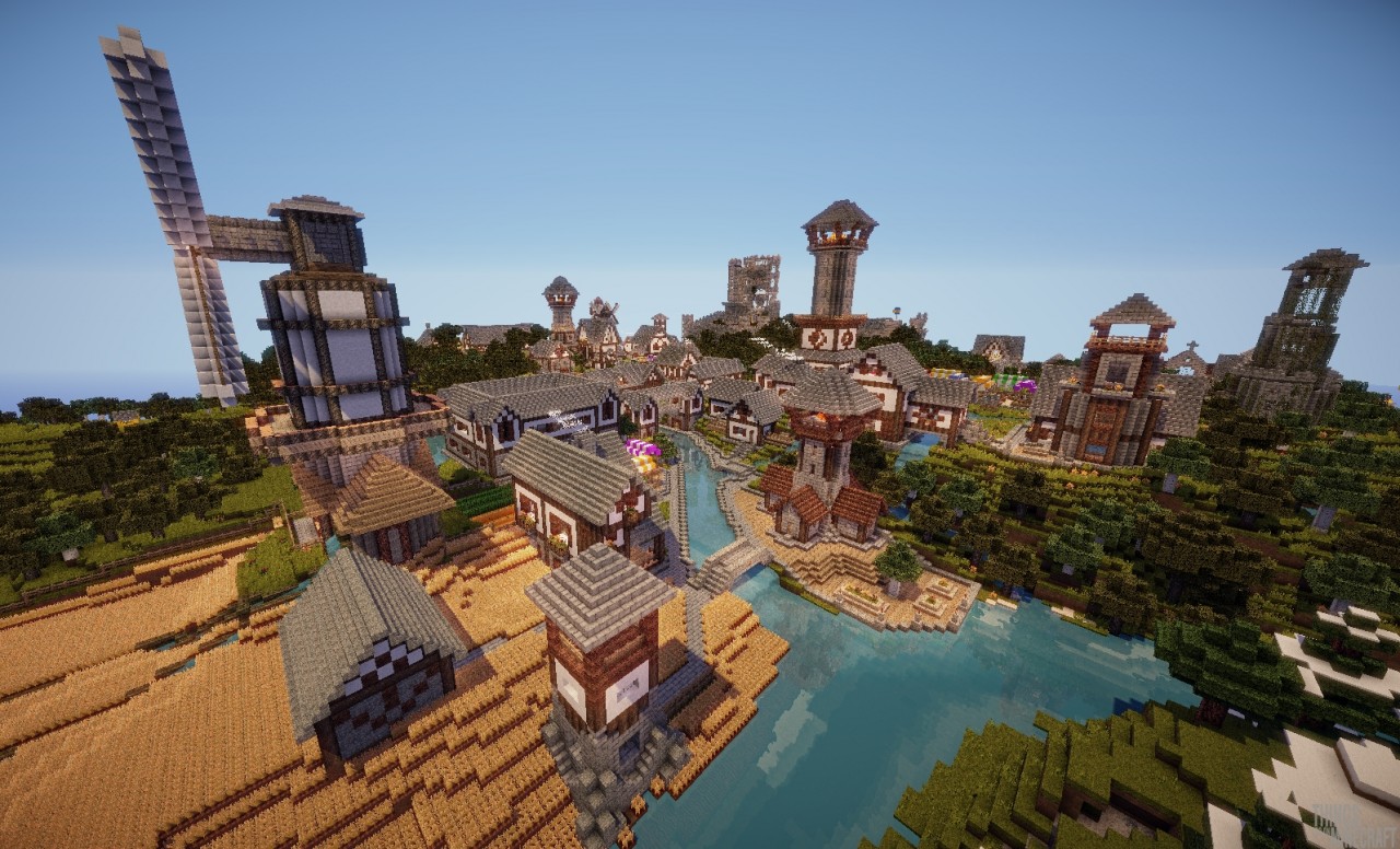 The Town Project Minecraft Map