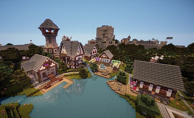 The Town Project Minecraft Map