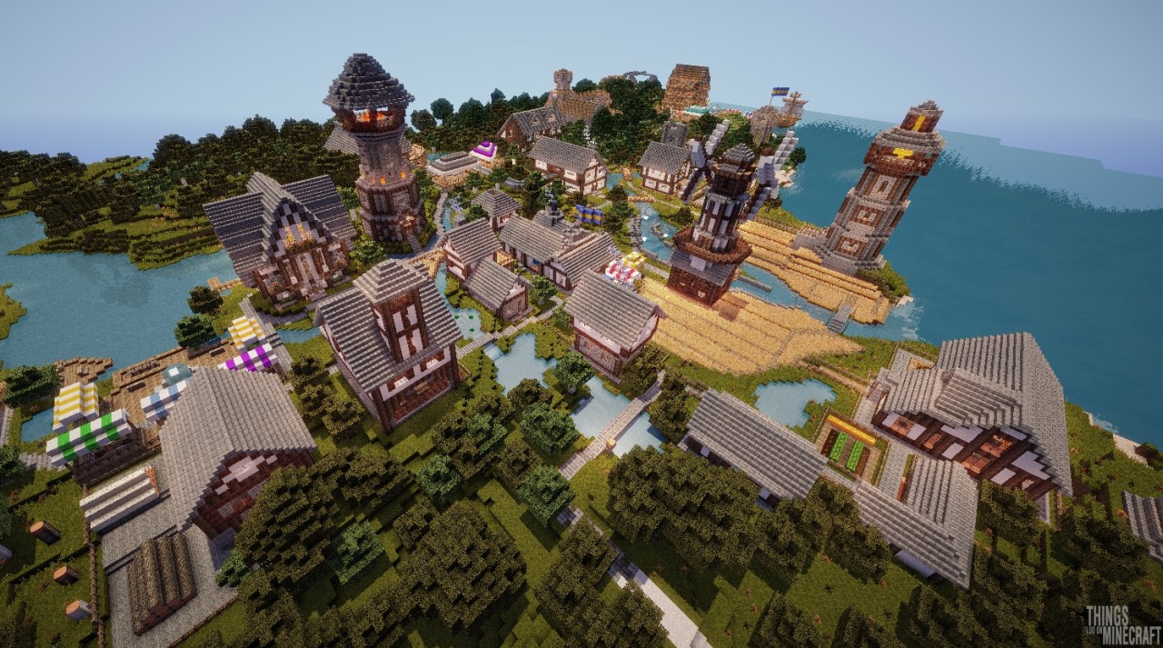 The Town Project Minecraft Map