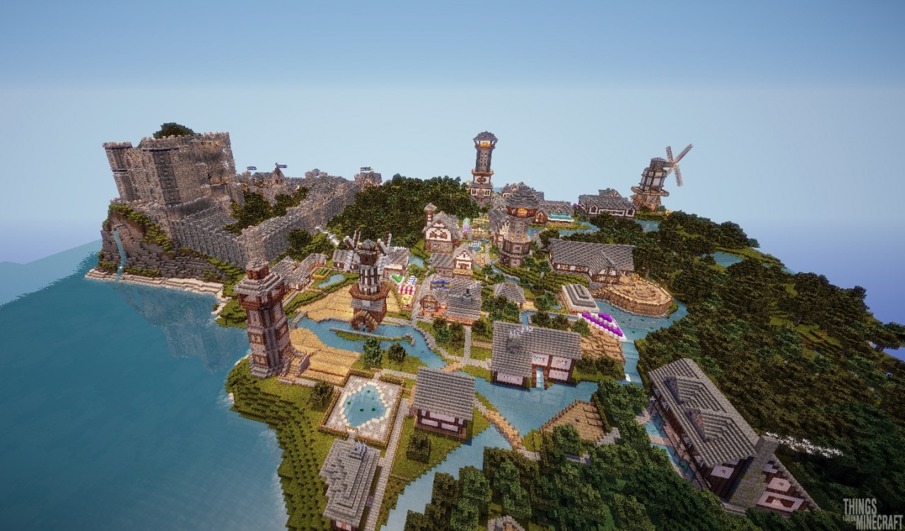 The Town Project Minecraft Map
