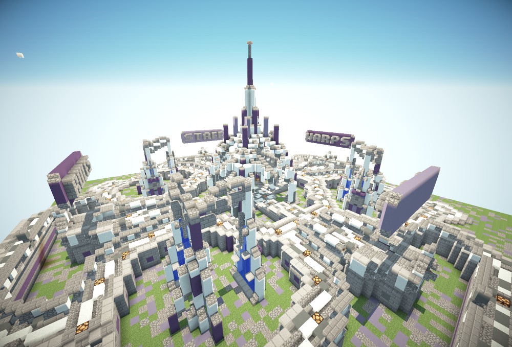 Simply A Blue Spawn Minecraft Map