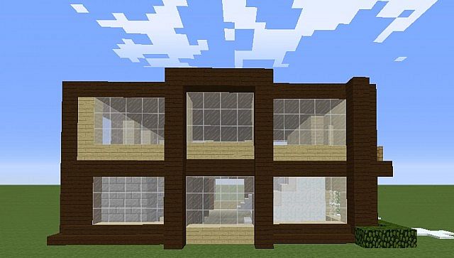 Dark & Birch Wood House Minecraft Map